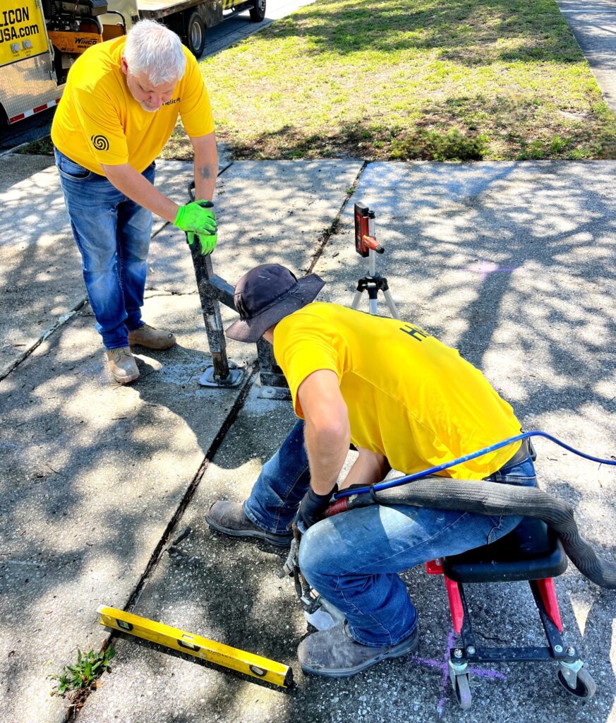 Concrete Lifting Solutions That Fix Sunken Concrete Fast - Helicon